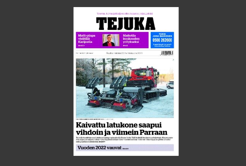 Tejuka - lehti | Tejukan näköislehti vapaasti luettavissa